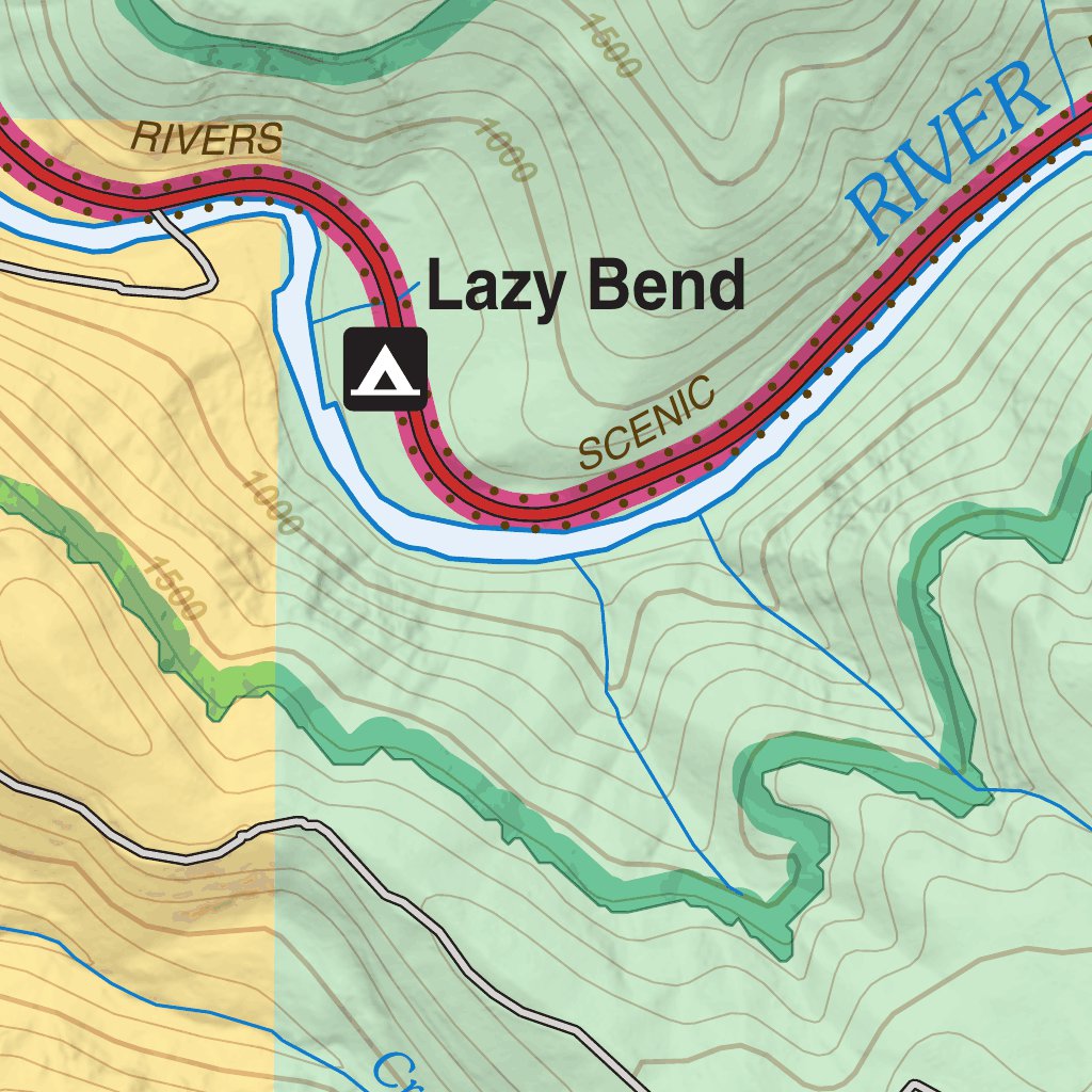 South Fork Clackamas Wild and Scenic River Map by Bureau of Land ...