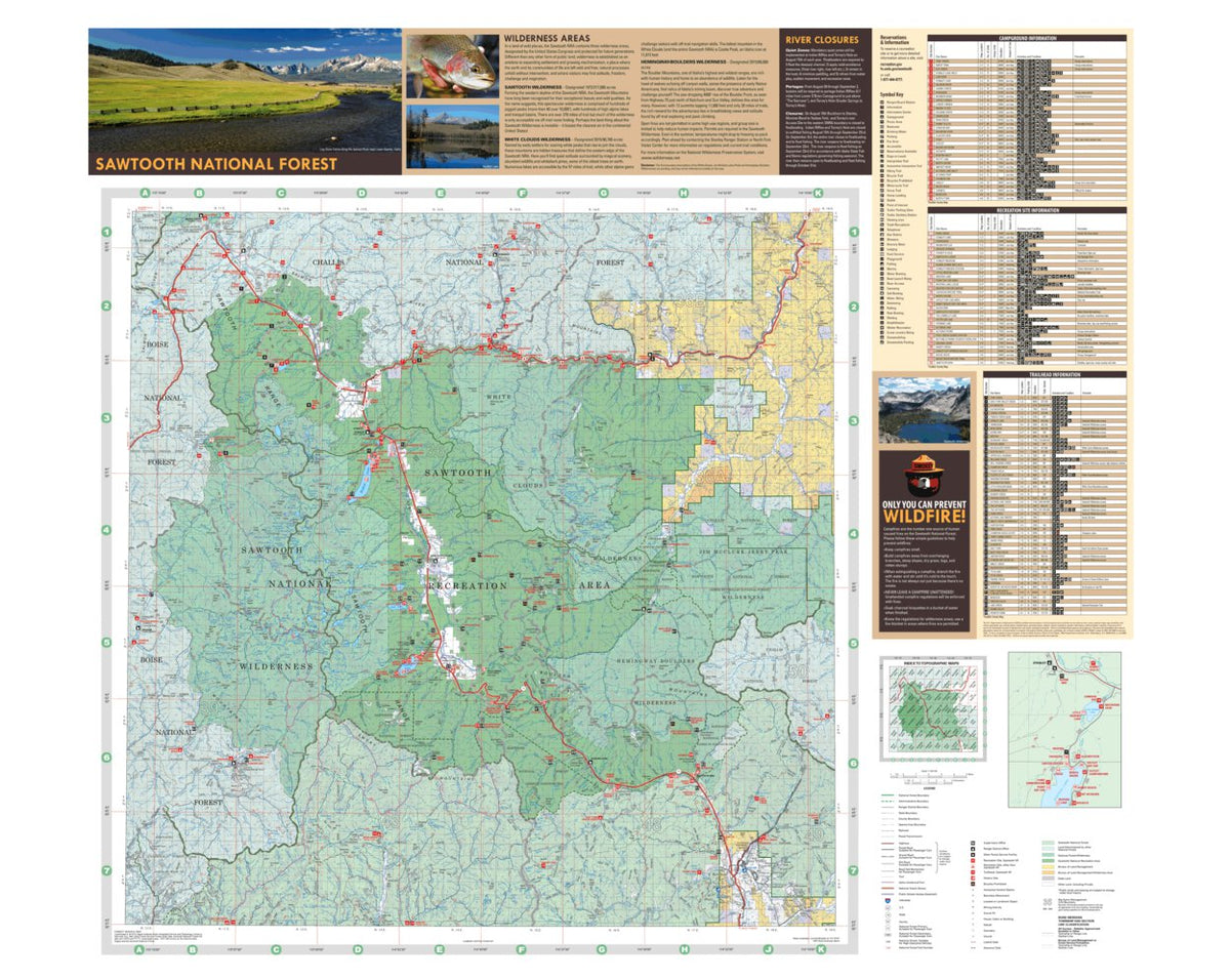 Sawtooth National Forest Sawtooth National Recreation Area North Half ...
