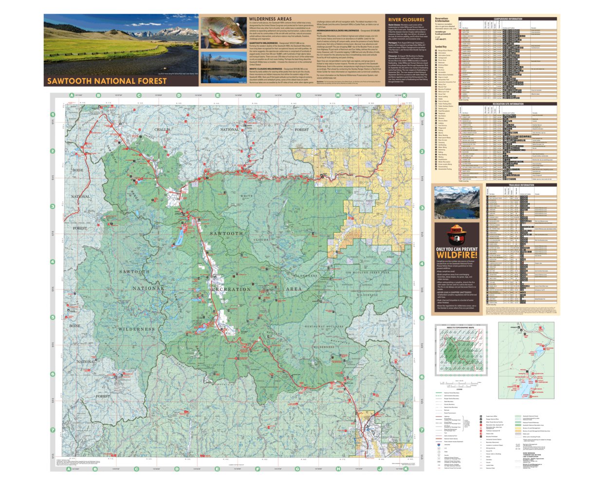 Sawtooth National Forest Sawtooth National Recreation Area North Half ...