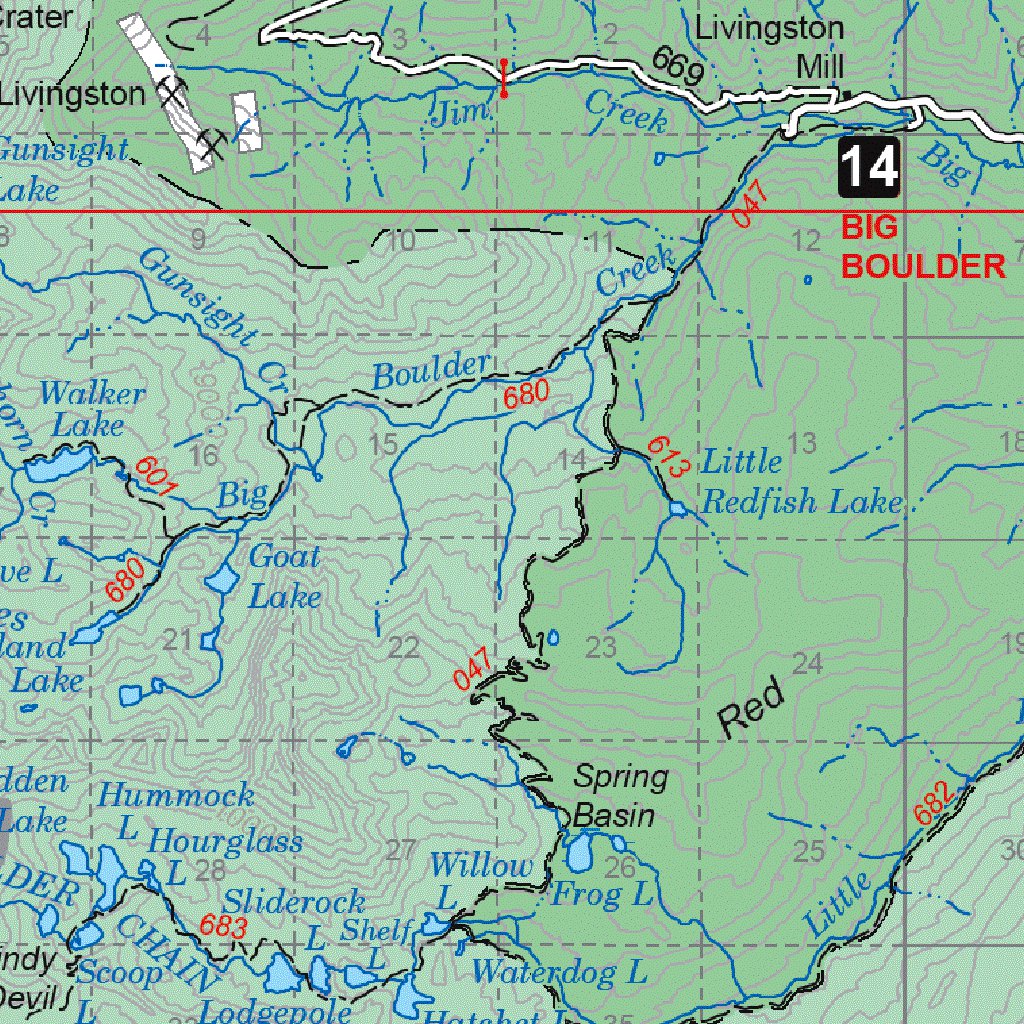 Sawtooth National Forest Sawtooth National Recreation Area North Half ...