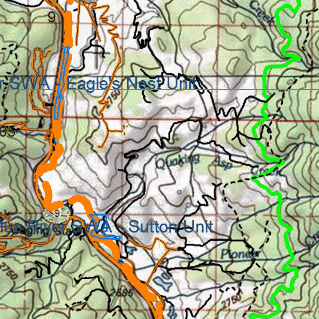 HuntData Colorado Unit 28 Antelope Concentration Map by HuntData LLC ...