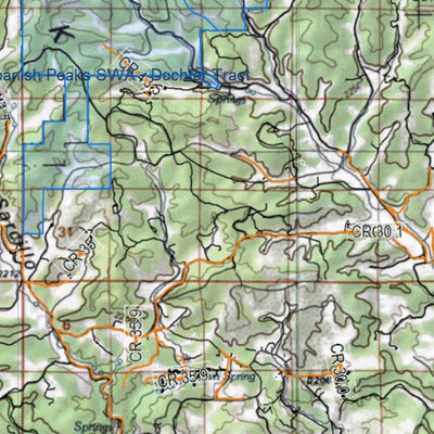 HuntData Colorado Unit 85 Antelope Concentration Map by HuntData LLC ...