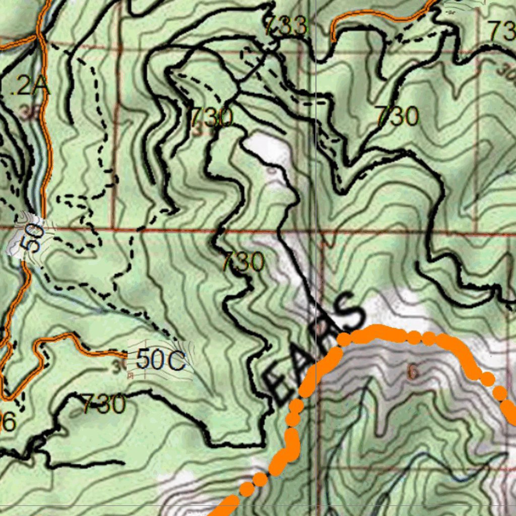 HuntData Colorado Unit 17 Antelope Concentration Map by HuntData LLC ...