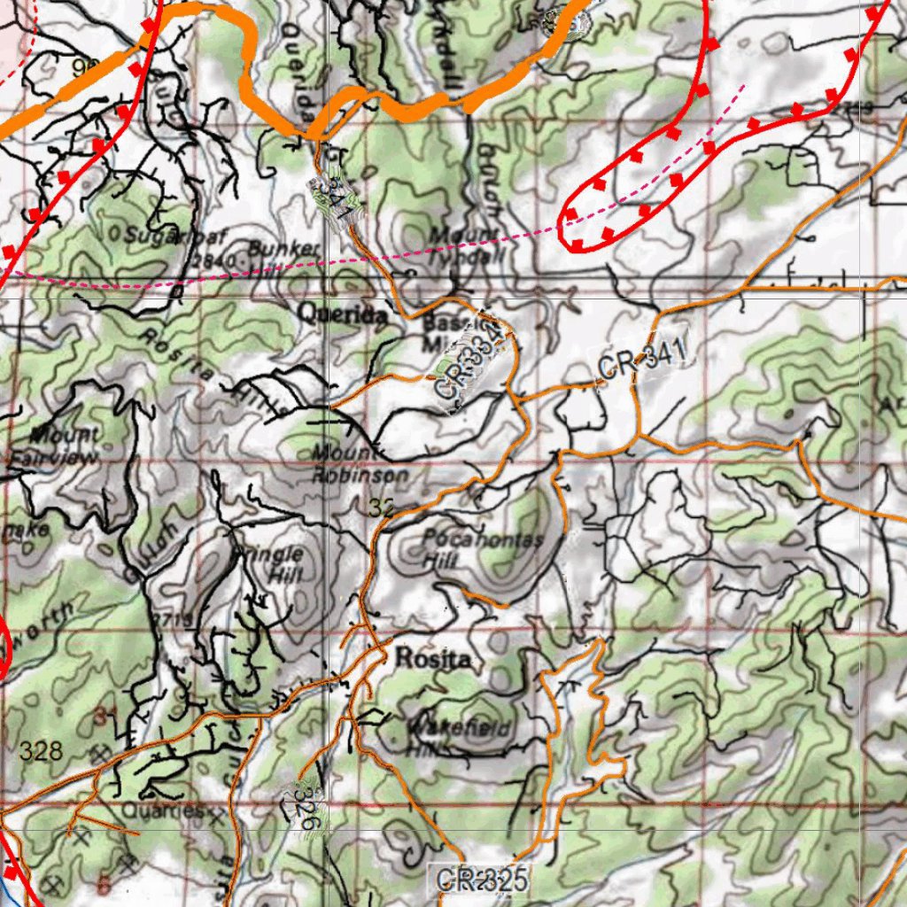 HuntData Colorado Unit 84 Antelope Concentration Map by HuntData LLC ...