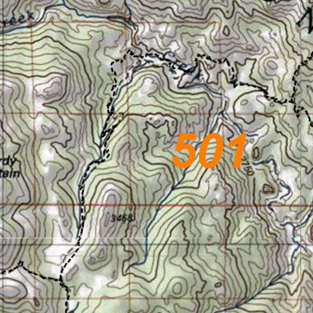 HuntData Colorado Unit 50 Antelope Concentration Map by HuntData LLC ...
