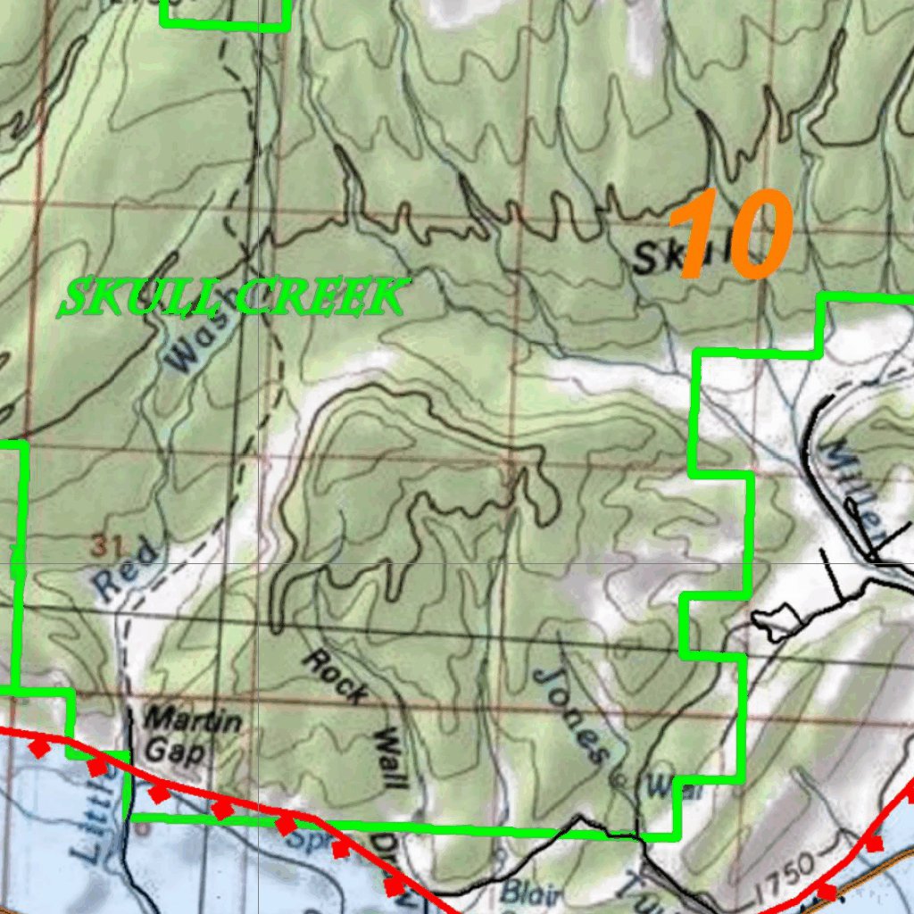 HuntData Colorado Unit 10 Antelope Concentration Map by HuntData LLC ...