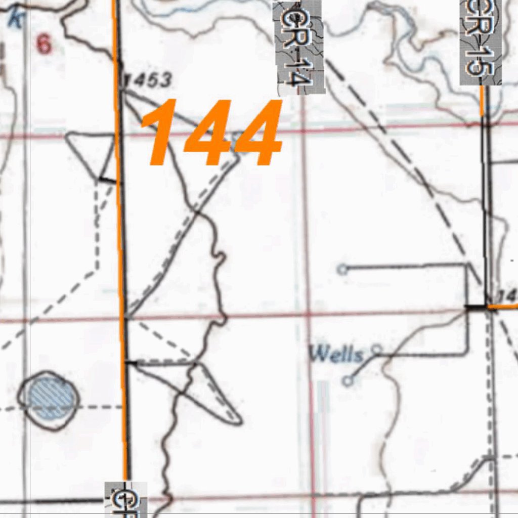 HuntData Colorado Unit 144 Antelope Concentration Map by HuntData LLC ...