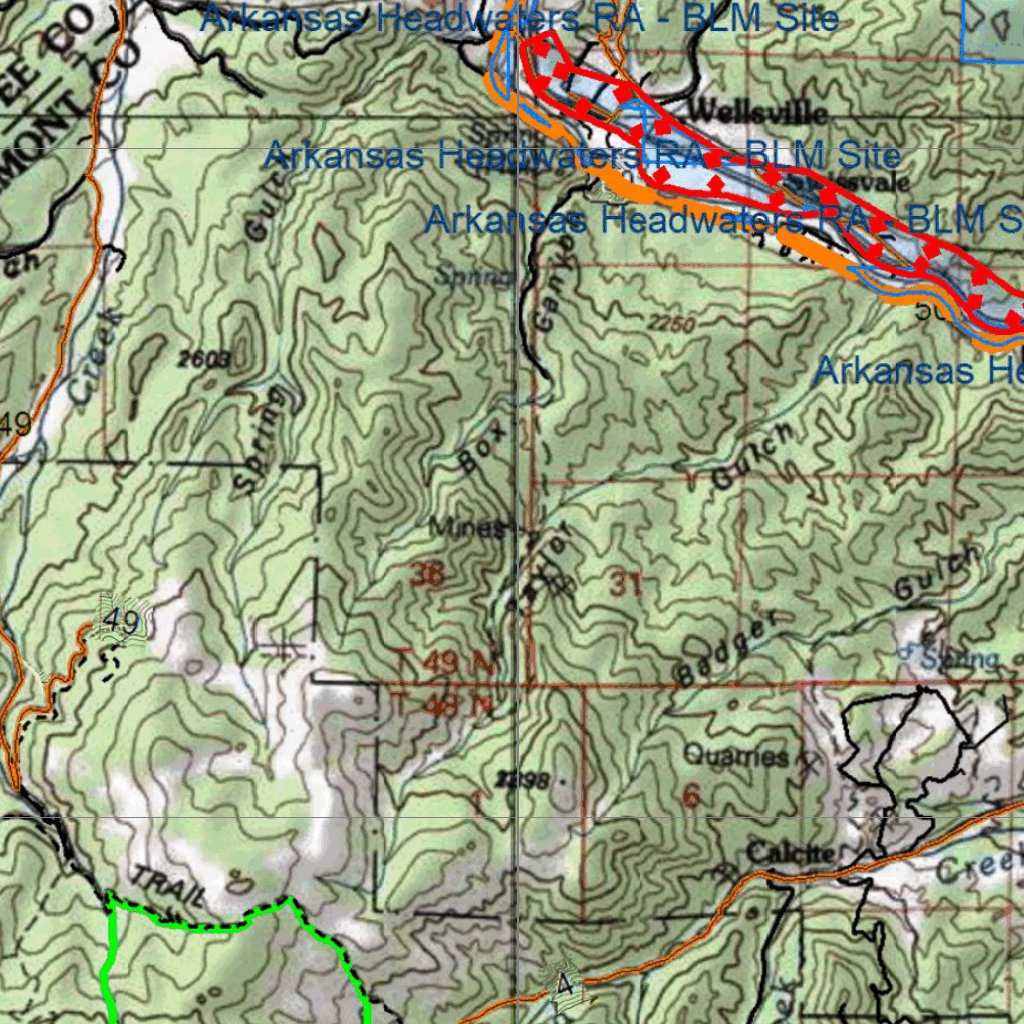 HuntData Colorado Unit 86 Antelope Concentration Map by HuntData LLC ...