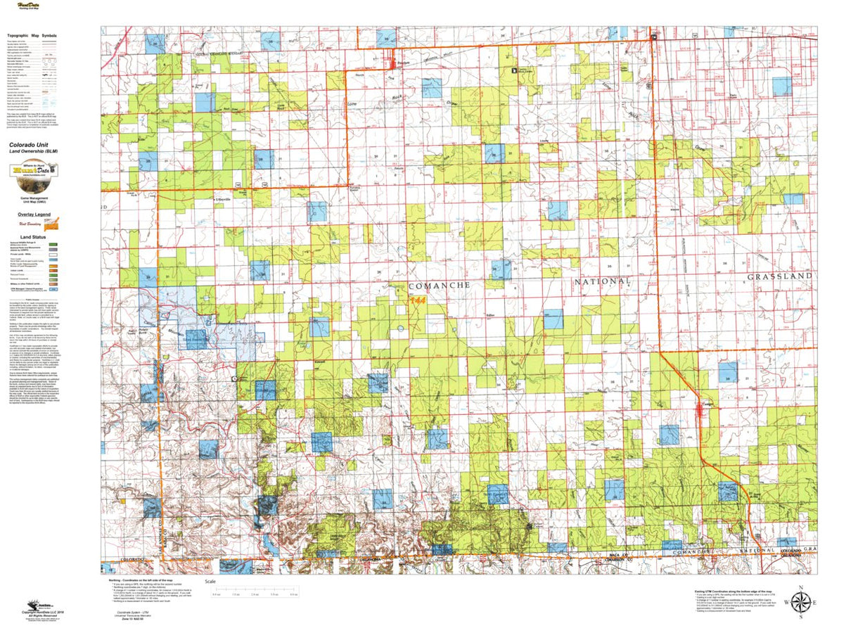 HuntData Colorado Unit 144 Land Ownership Map by HuntData LLC | Avenza Maps