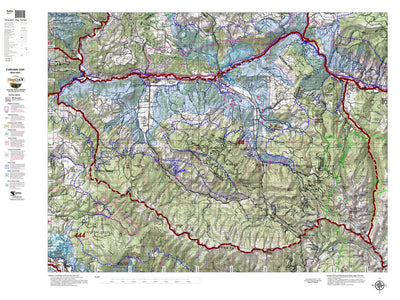 HuntData Colorado Unit 44 Mule Deer Concentration map by HuntData LLC ...