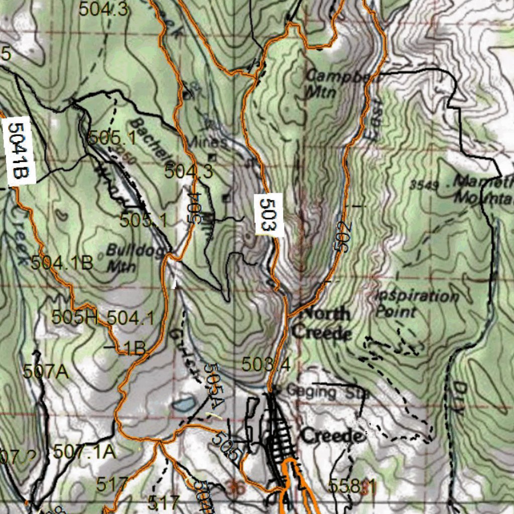 HuntData Colorado Unit 76 Topo Map by HuntData LLC | Avenza Maps