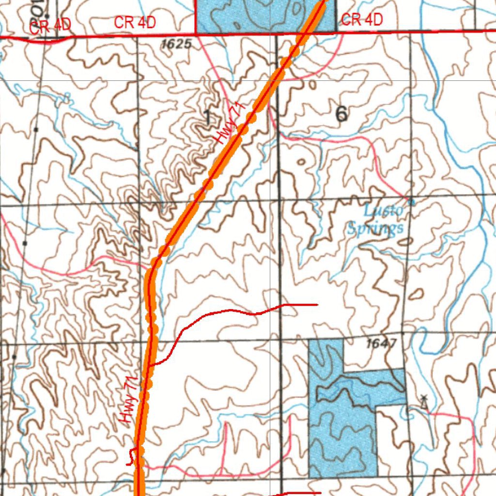 Colorado Unit 107 Goose, Pheasant, Turkey Concentration Map by HuntData ...