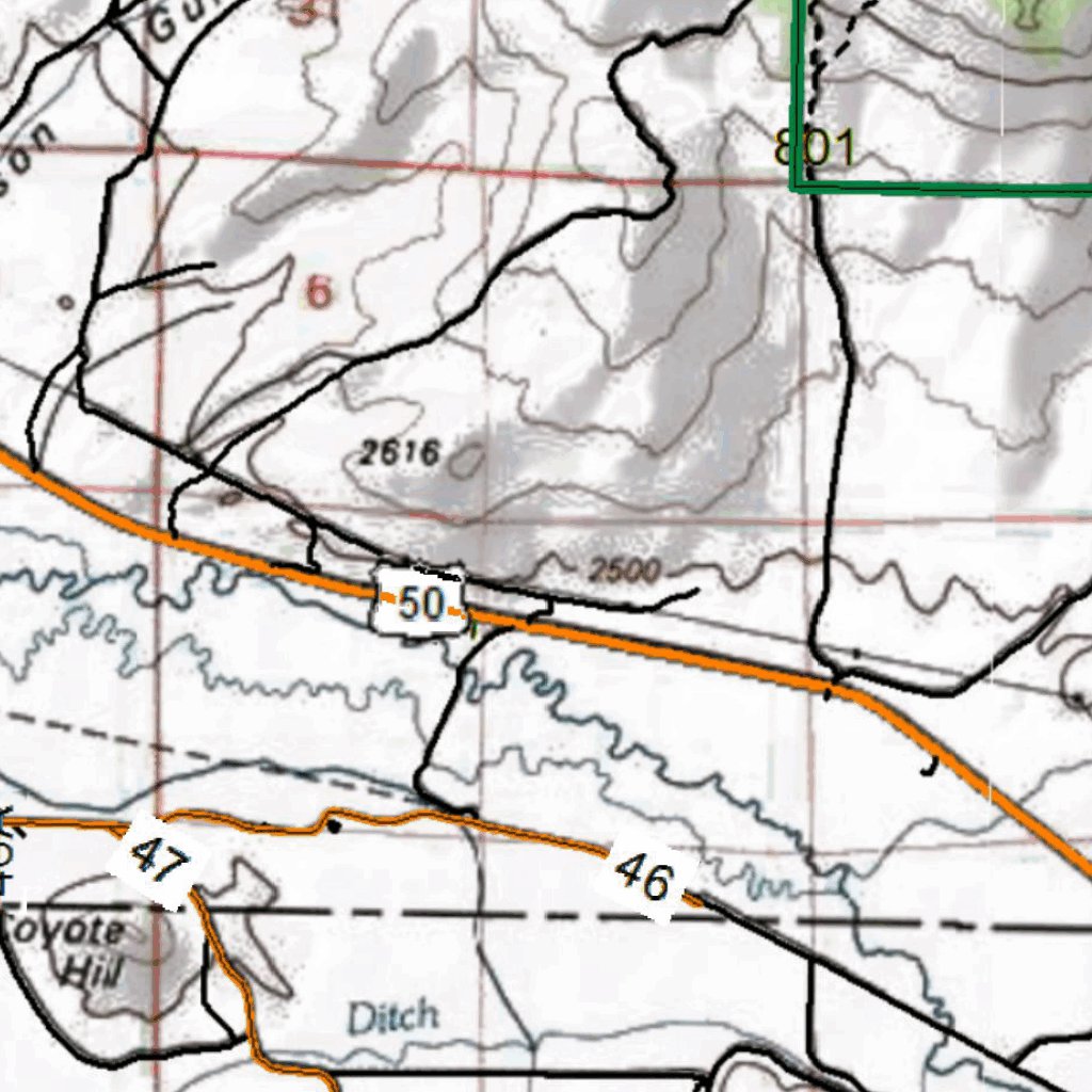 HuntData Colorado Unit 551 Topo Map by HuntData LLC | Avenza Maps