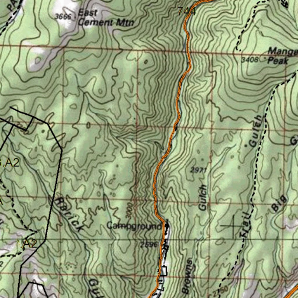 HuntData Colorado Unit 55 Topo Map by HuntData LLC | Avenza Maps
