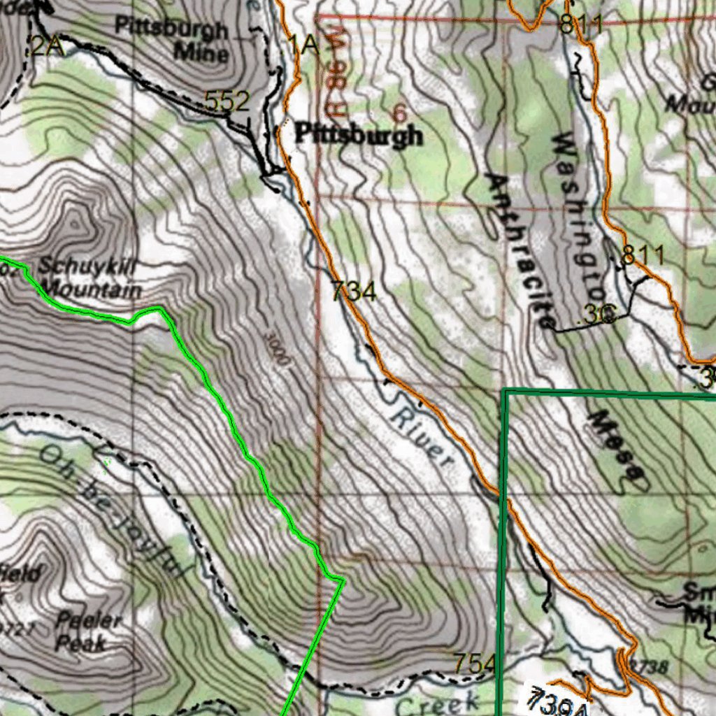 HuntData Colorado Unit 55 Topo Map by HuntData LLC | Avenza Maps