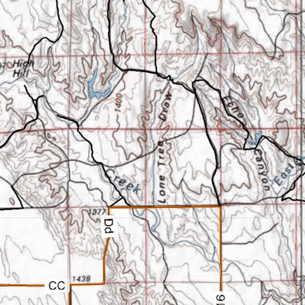 HuntData Colorado Unit 96 Whitetail Deer Concentration Map by HuntData ...