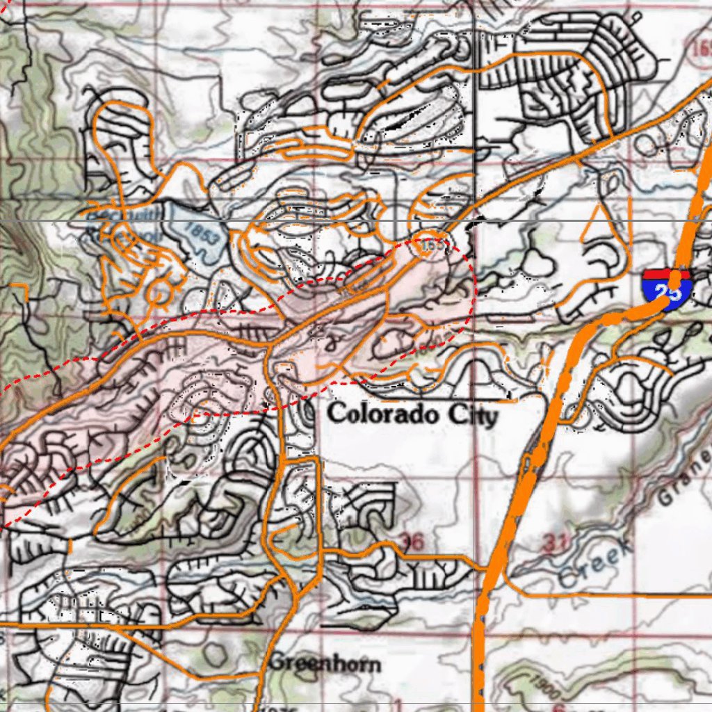 HuntData Colorado Unit 128 Whitetail Deer Concentration Map by HuntData ...