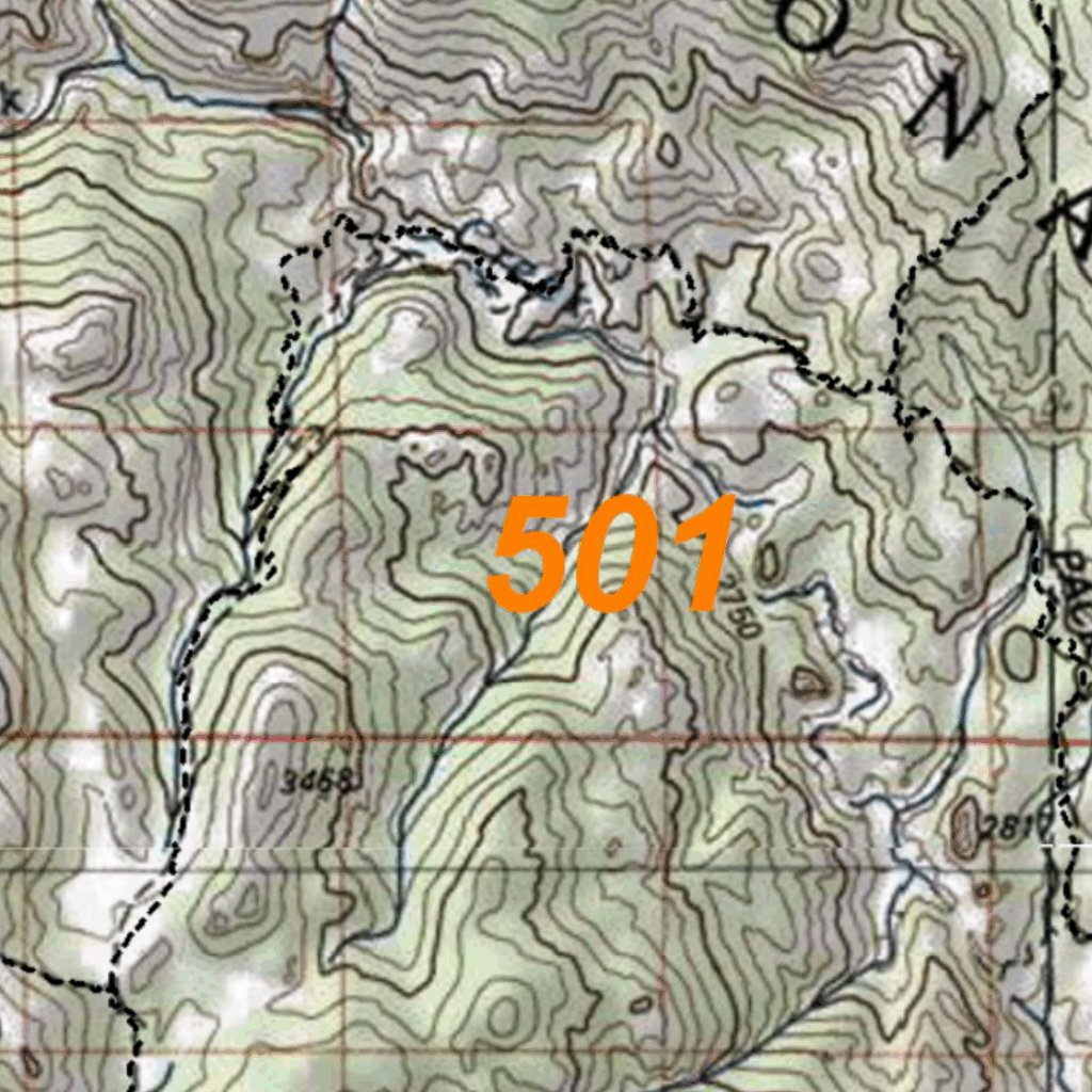 HuntData Colorado Unit 501 Topo Map by HuntData LLC | Avenza Maps
