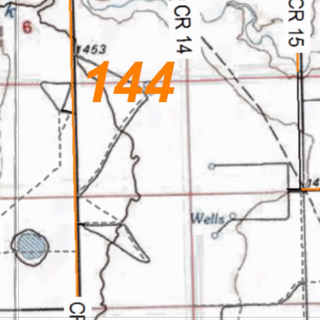 HuntData Colorado Unit 144 Whitetail Deer Concentration Map by HuntData ...