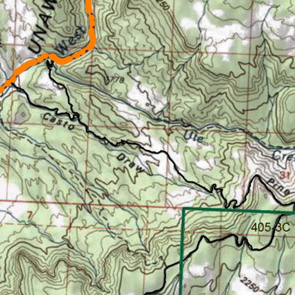 HuntData Colorado Unit 40 Topo Map by HuntData LLC | Avenza Maps