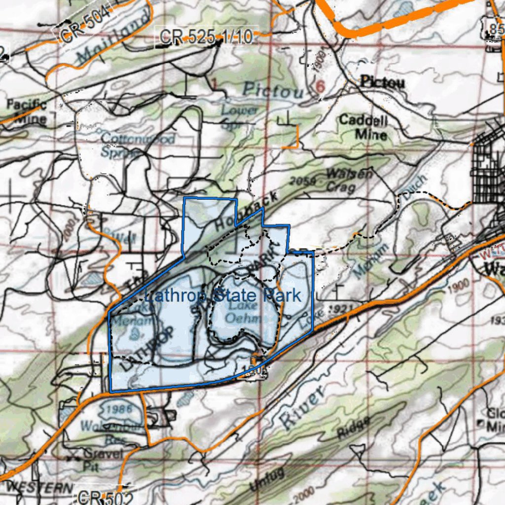 HuntData Colorado Unit 85 Topo Map by HuntData LLC | Avenza Maps