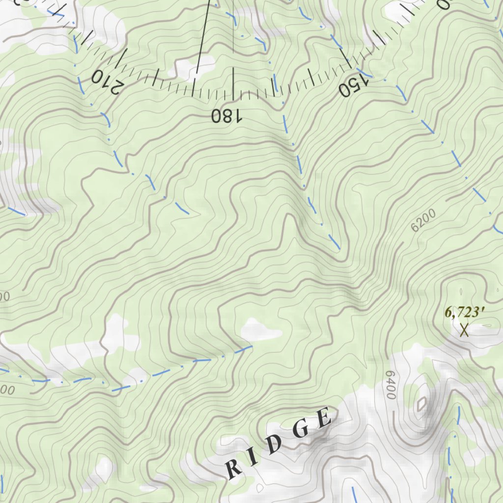 Tanque Verde Peak, Arizona 7.5 Minute Topographic Map by Apogee Mapping ...
