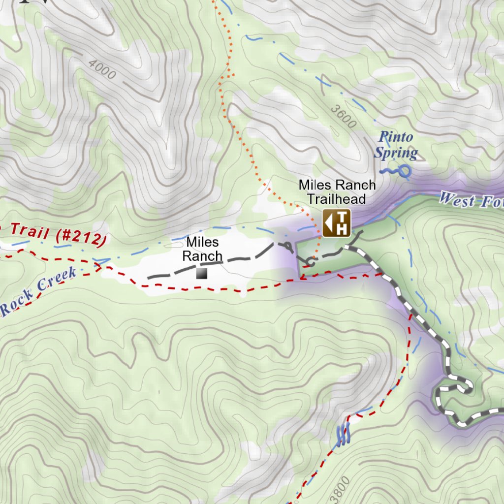 Haunted Canyon, Arizona 7.5 Minute Topographic Map by Apogee Mapping ...