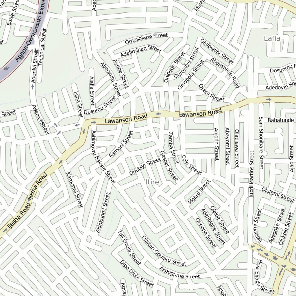 Lagos, Nigeria Map by MapSherpa | Avenza Maps