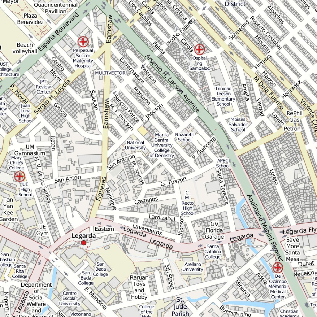 Manila, Philippines Map by MapSherpa | Avenza Maps