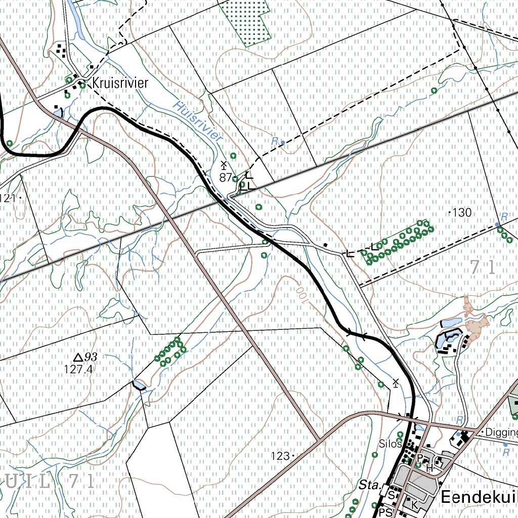 3218DB EENDEKUIL Map by Chief Directorate: National Geo-spatial ...