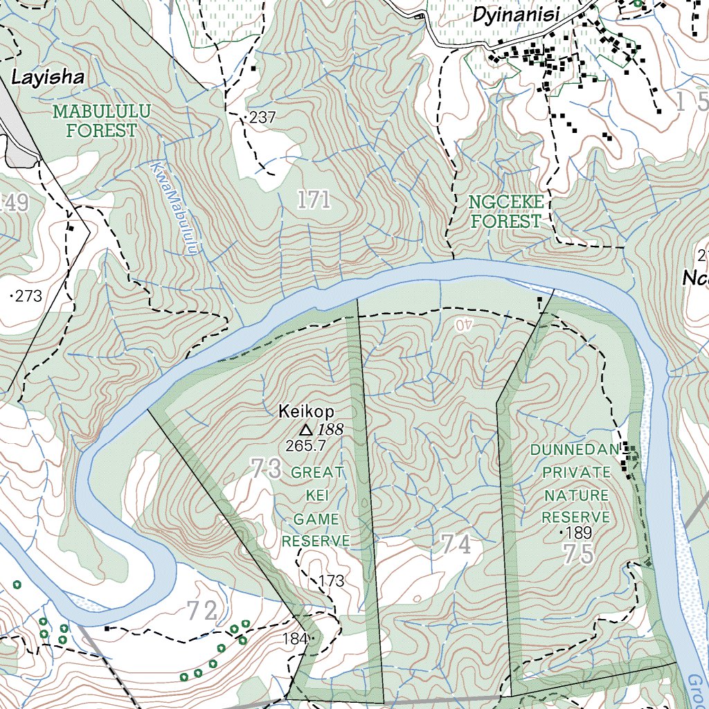 3228CB & 3228CD KEI MOUTH Map by Chief Directorate: National Geo ...