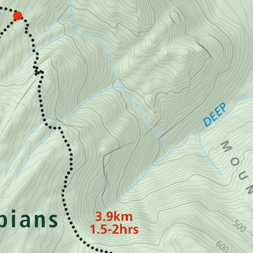 Grampians National Park-Mount Difficult Range Map by Parks Victoria ...