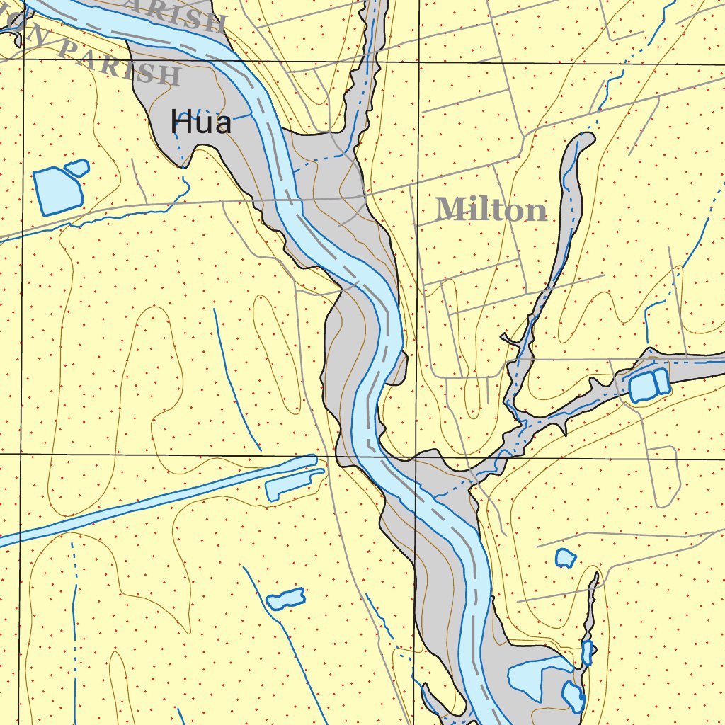 Milton, La 24k Surface Geology Map by Louisiana Geological Survey (LSU ...
