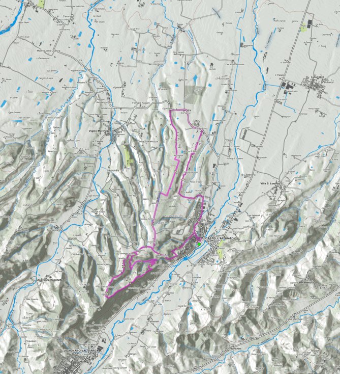 Boschi e vigneti di Castell’Arquato Map by Boreal Mapping | Avenza Maps