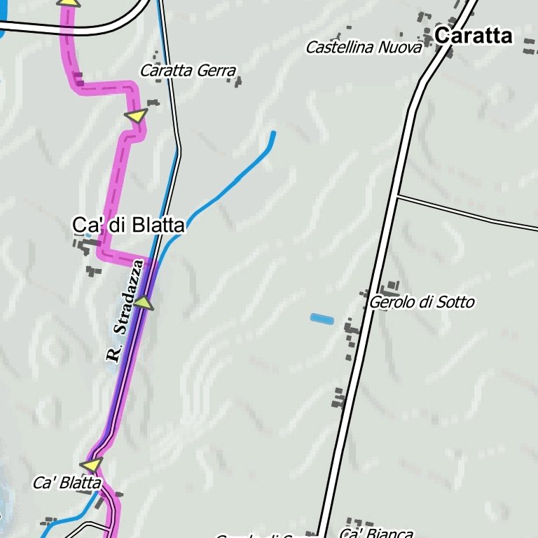 La ciclovia del Trebbia Map by Boreal Mapping | Avenza Maps