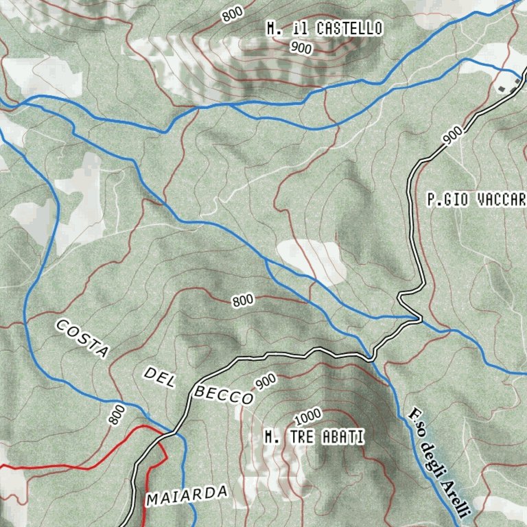 Da Bobbio a Mezzano Scotti Map by Boreal Mapping | Avenza Maps