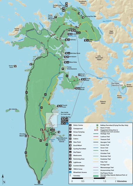 Georgian Bay Islands - Full Park Map by Parks Canada | Avenza Maps