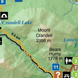 Waterton National Park - Full Park Map by Parks Canada | Avenza Maps
