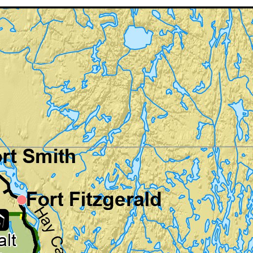 Wood Buffalo National Park - Full Park Map by Parks Canada | Avenza Maps