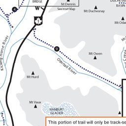 Yoho National Park - Winter Trails Map by Parks Canada | Avenza Maps