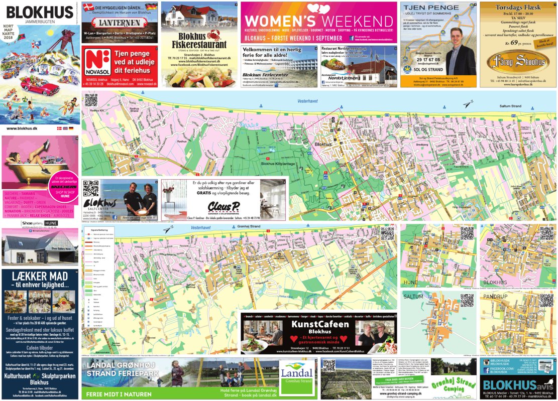 Blokhus - Bykort Map by SKYdesign | Avenza Maps