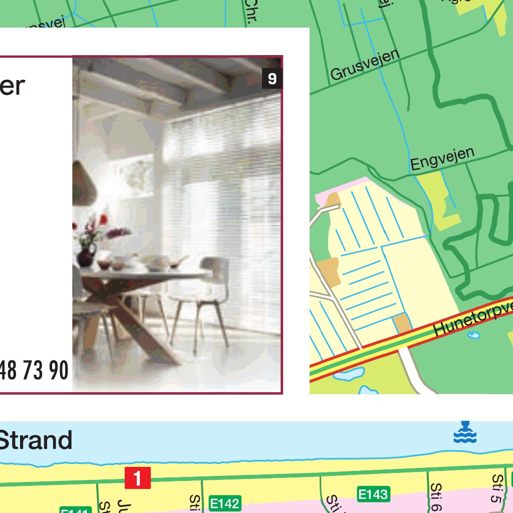 Blokhus - Bykort Map by SKYdesign | Avenza Maps