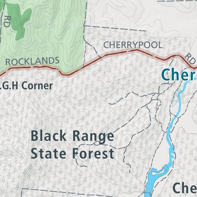 Black Range State Park Visitor Guide Map by Parks Victoria | Avenza Maps