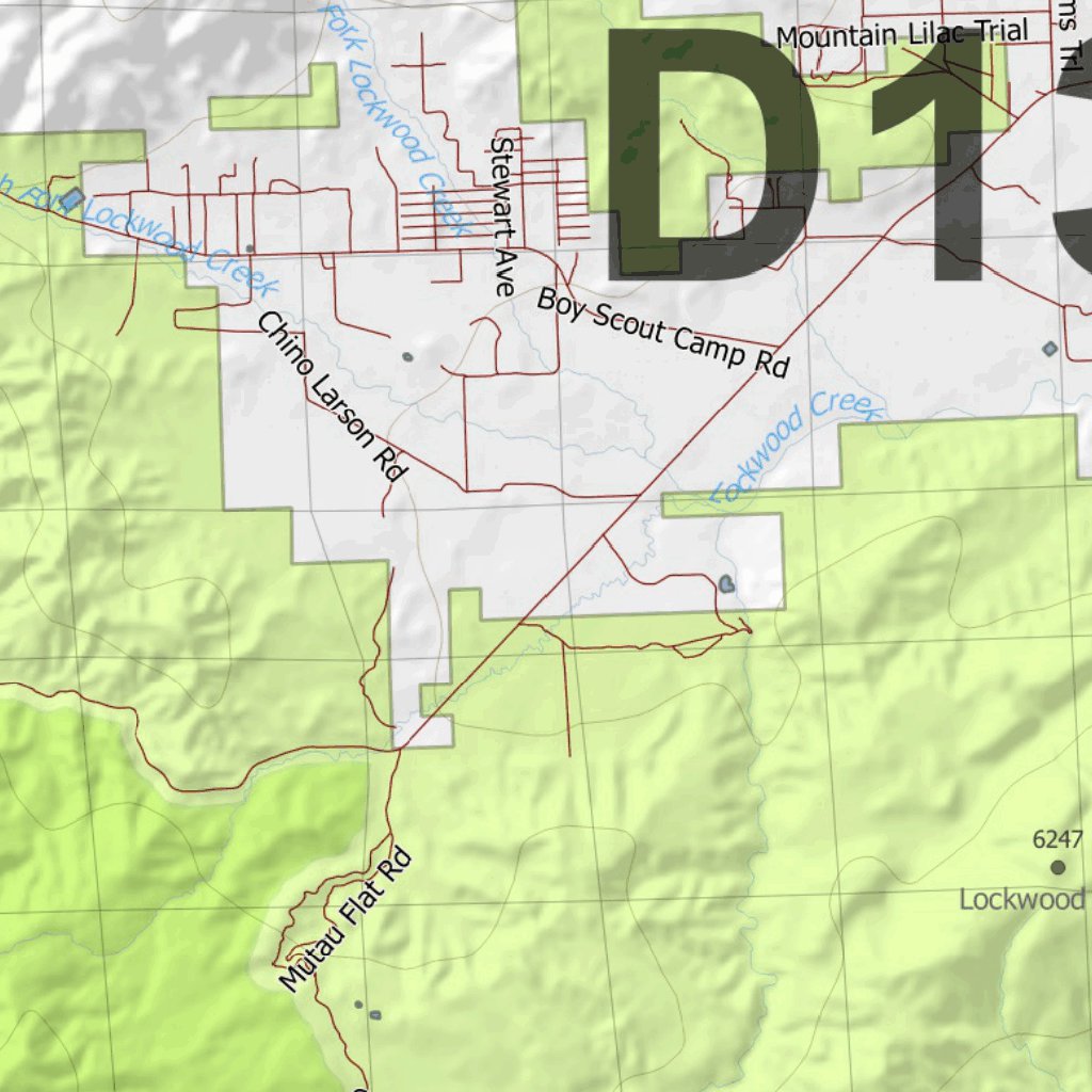 California Deer Hunting Zone D13 Map by HuntData LLC | Avenza Maps