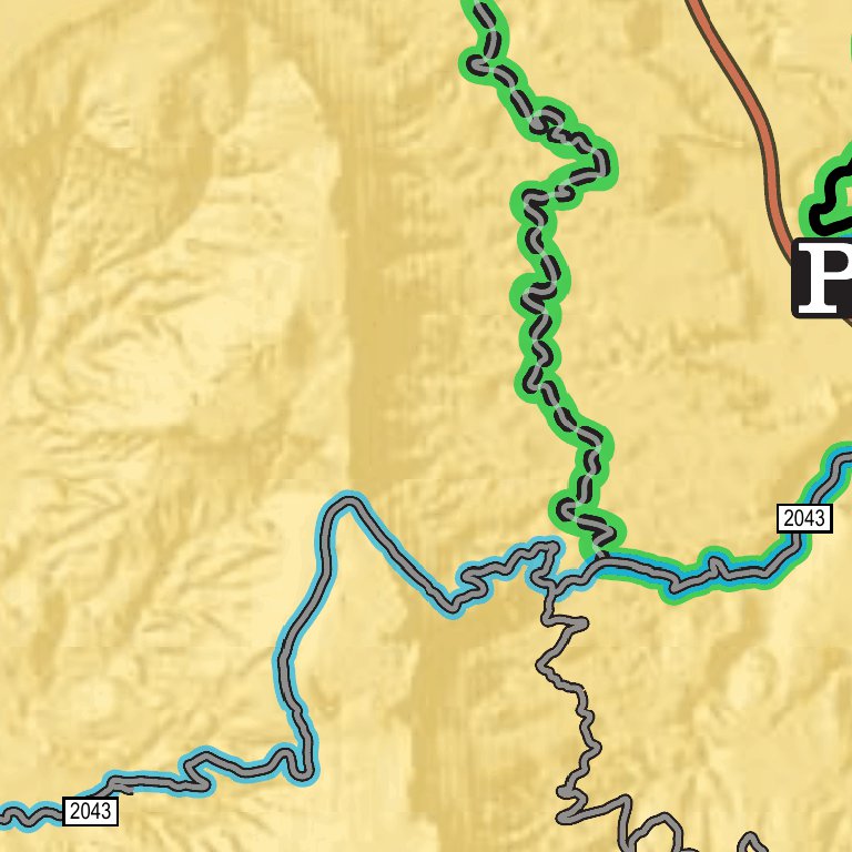 BLM Utah Jacobs Chair OHV Route Map by Bureau of Land Management - Utah ...