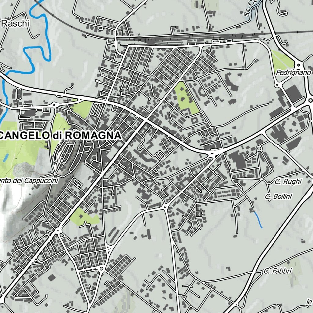 La Val Marecchia: da Rimini a Verucchio Map by Boreal Mapping | Avenza Maps