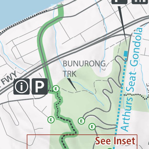 Arthurs Seat State Park Visitor Guide Map by Parks Victoria | Avenza Maps