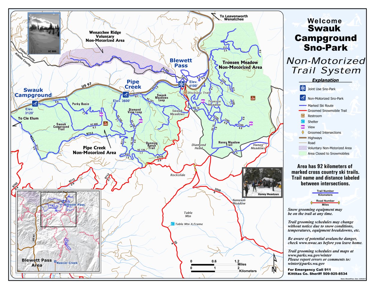 Swauk Campground Sno-Park Map by Washington State Parks | Avenza Maps