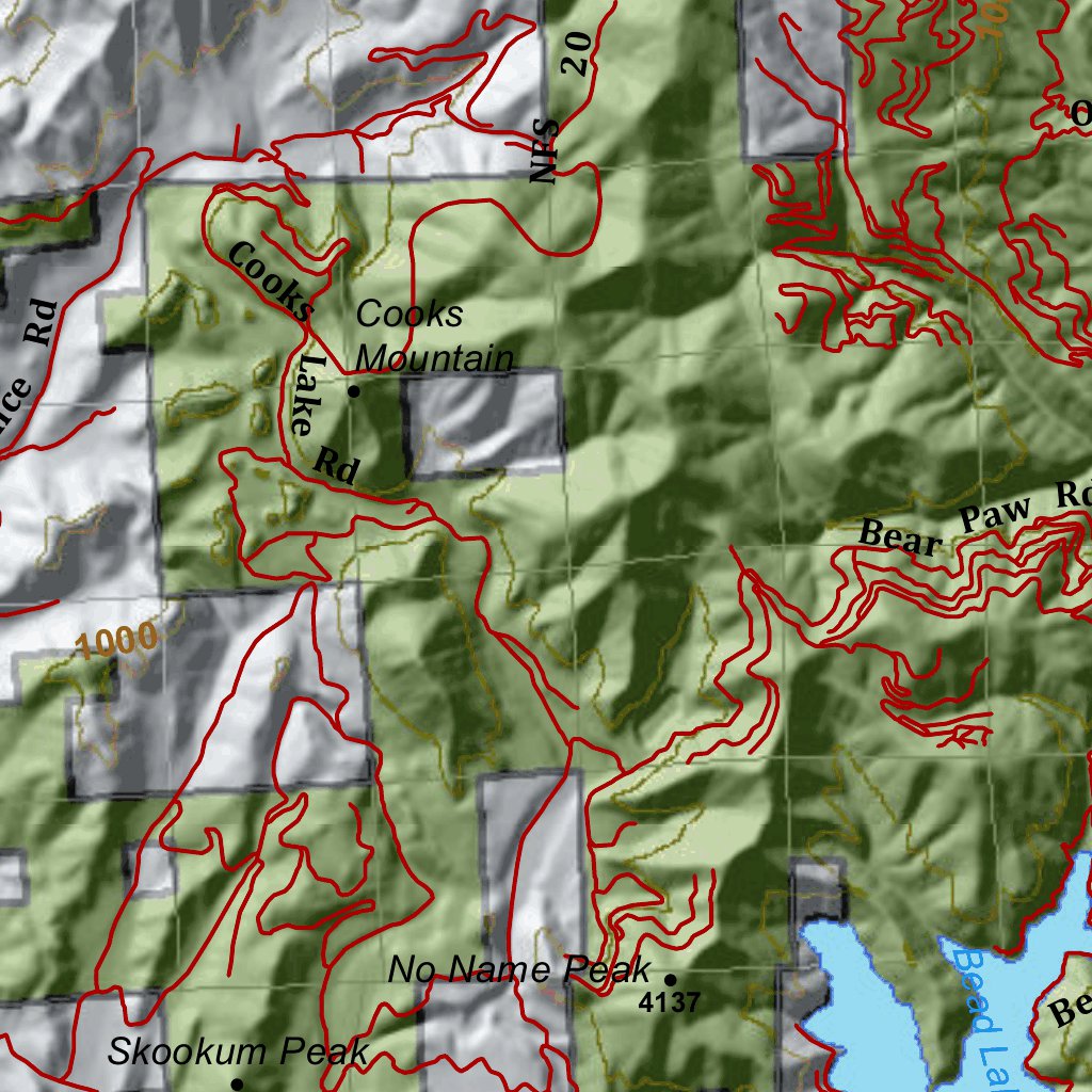 Washington Hunting Unit(s) 111 113 Landownership Map by HuntData LLC ...