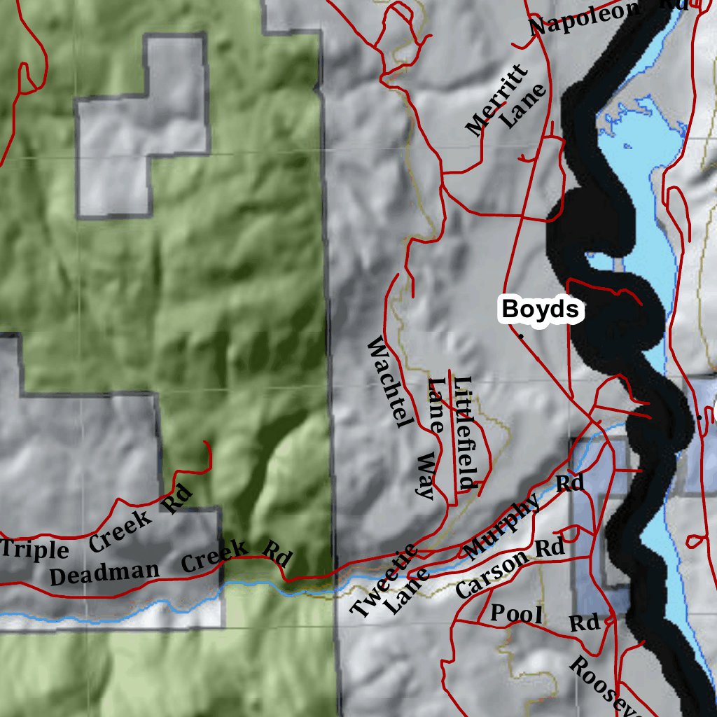 Washington Hunting Unit(s) 105 108 Landownership Map by HuntData LLC ...